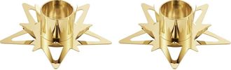 Georg Jensen Classic Christmas Star Taper Candleholder von Flemming Eskildsen