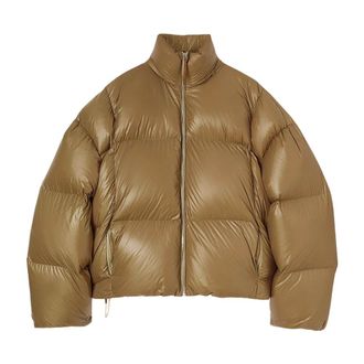 Jil Sander Femme, Vestes, Beige, Taille: 38 FR Doudoune &agrave; capuche