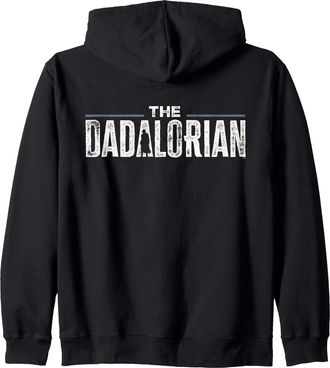 Star Wars The Mandalorian The Dadalorian Weathered Logo Kapuzenjacke