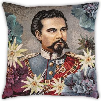 Pad Kissenhülle Kissenbezug Legend Ludwig 45x45 cm Mehrfarbig