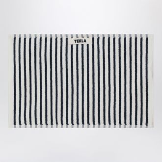 Tekla Wei&szlig;es gestreiftes G&auml;stetuch 30x50