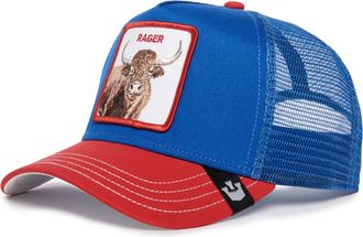 Goorin Brothers Trucker Cap Buffalo Fan Royalblau Rot, Size:OneSize