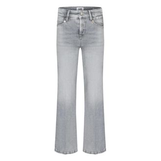 Cambio Paris Flared Full-Length Jeans - - Jeans - Damen - Grau - XL