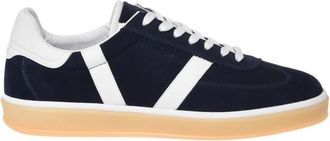Baldinini Homme, Chaussures, Bleu, Taille: 41 EU Blue Suede Baskets