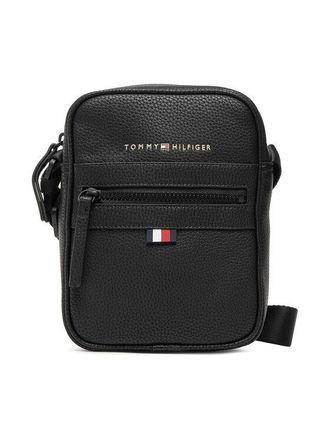 Tommy Hilfiger Umh&auml;ngetasche Essential Pu Mini Reporter AM0AM09504 Schwarz