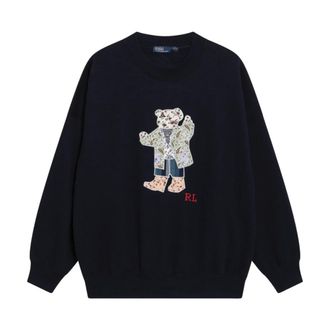 Polo Ralph Lauren Sweatshirt - - Sweatshirts & Hoodies - Damen - Blau - L
