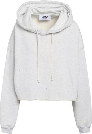 Golden Goose Femme, Sweatshirts et sweats &agrave; capuche, Gris, Taille: 38 FR Star Double-Layer SweaT-shirt