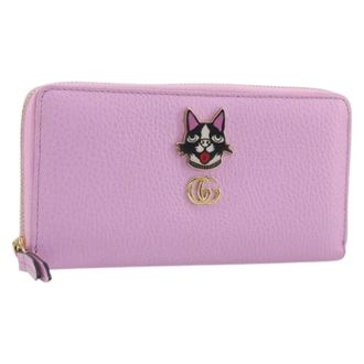 Gucci Portefeuille long vintage doccasion - Femme - Pre-owned - Rose - Taille: ONE Size