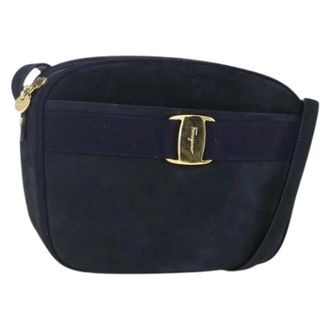 Ferragamo Pre-owned Leder Cross Body Bag - - Pre-owned - Damen - Blau - ONE SIZE