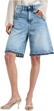 Icon Denim Los Angeles Femme, Shorts, Bleu, Taille: W26 Lulu Bermuda