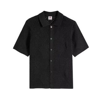 Levi's Homme, Chemises, Noir, Taille: XL Sweater Camp Shirt