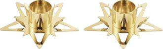 Georg Jensen Classic Christmas Star Taper Candleholder von Flemming Eskildsen