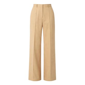 Gaud&igrave; Femme, Pantalons, Beige, Taille: 40 FR Palazzo Pant