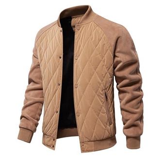 Generic Manteau Pluie Homme Capuche Veste en Queue De Pie Homme Gilet en Jean Blouson Cuir Homme Couleur Camel Manteau Homme Hiver Camel Veste Jean Mouton Hom