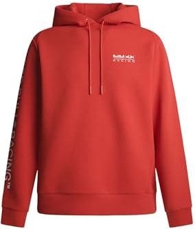 Pepe Jeans London Red Bull Racing X Pepe Jeans RBR Pit Crew Graphic Hoody, Maillot de surv&ecirc;tement Homme, Red (Mars Red)