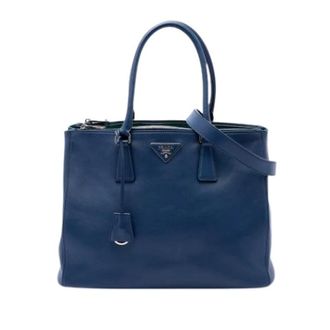 Prada Pre-owned Galleria Satchel - Femme - Pre-owned - Bleu - Taille: ONE Size