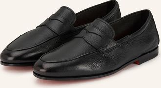 Santoni Penny-Loafer Carlos schwarz