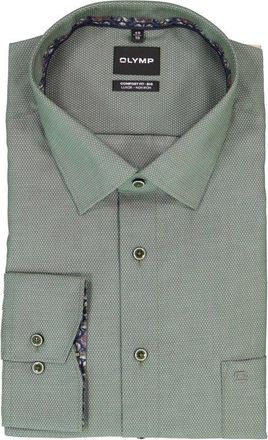 Olymp Herren Hemd gr&uuml;n Comfort Fit