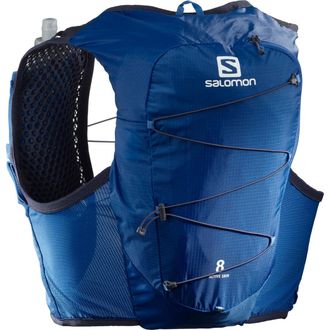 Salomon Active Skin 8 Set Unisex Trinkweste mit 2 Weiche Flaschen (500ml), Laufen und Wandern