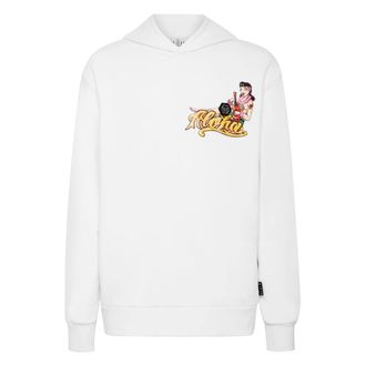 Philipp Plein Homme, Sweatshirts et sweats &agrave; capuche, Blanc, Taille: 5XL Hooded SweaT-shirt Hawaii