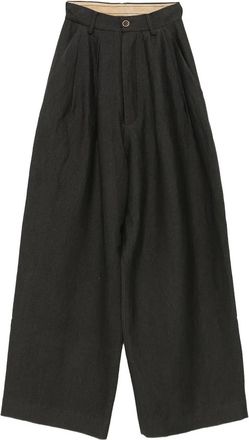Uma Wang Pantalons D&eacute;contract&eacute;s - Gris