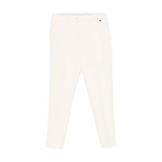 Liu Jo Femme, Pantalons, Beige, Taille: 36 FR Pantalon Cigarette