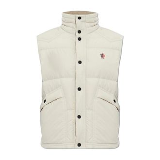 Moncler Evans Down Vest - Homme - Vestes - Beige - Taille: XL