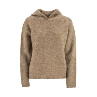 Max Mara Femme, Pulls, Beige, Taille: 38 FR Maille &agrave; col rond