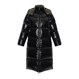 Moncler Harfang Daunenjacke - - Coats - Damen - Schwarzk - M