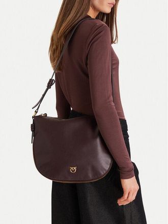 Pinko Handtasche Hobo Zip Around Classic Ai 25-26 PLTT 105113 A0QO Dunkelrot