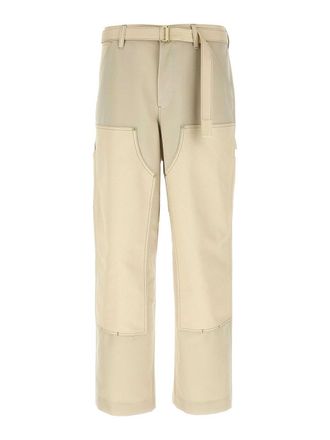 sacai Pantalons D&eacute;contract&eacute;s - Beige