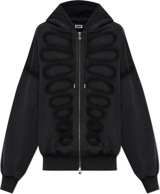 Avavav Avavav, Femme, Sweatshirts et sweats &agrave; capuche, Noir, Taille: 42 FR Tim Panelled Zip-up Sweat &agrave; capuche