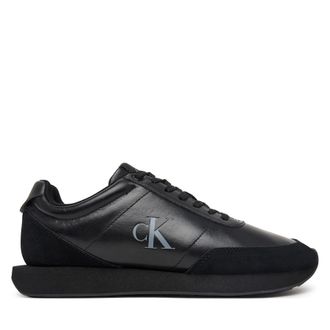 Calvin Klein Sneakers Calvin Klein Retro Runner Ess Lth-Sue HW0HW03248 Schwarz