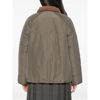 Brunello Cucinelli Quilted Nylon Down Jacket - Gray