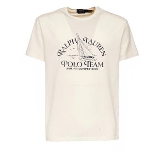 Polo Ralph Lauren Classic-Fit Rundhals-T-Shirt - - Tops - Herren - Wei&szlig; - XL