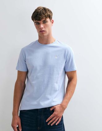Polo Ralph Lauren T-Shirt mit Icon-Logo und Classic Fit in Blau