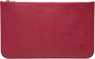 Louis Vuitton Pochette en cuir Pre-owned - Femme - Pre-owned - Rouge - Taille: ONE Size