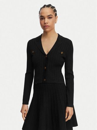 Guess Strickjacke W5YR11 Z0130 Schwarz Regular Fit