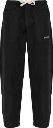 Palm Angels Logo Hose - - Trousers - Herren - Schwarzk - XL
