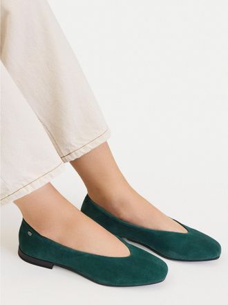 Lasocki Ballerinas Lasocki CEO-RST-ROMI-67W Dunkelgr&uuml;n