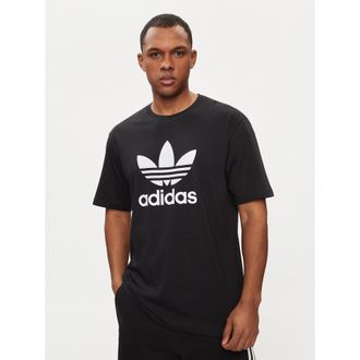 adidas T-Shirt adicolor Trefoil IU2364 Schwarz Regular Fit