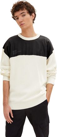 Tom Tailor Herren Pullover mit Nylon 1033755, 10338 - Soft Light Beige, XXL