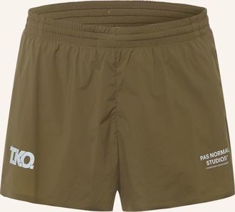 Pas Normal Studios Pas Normal Studios 2-In-1-Laufshorts T.K.O. Balance braun