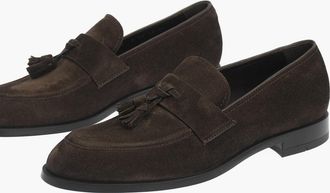 Ermenegildo Zegna EZ TAILORING Tassel-Loafer SIENA aus Veloursleder Ermenegildo Zegna