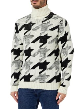 Casual Friday Casual Friday CFKarl Jaquard roll Neck Knit