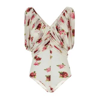 Magda Butrym Bedruckter Jersey-Body - - Tops - Damen - Mehrfarbig - S