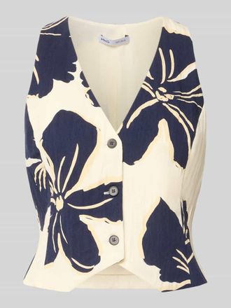 Mango Weste aus Lyocell-Mix im Allover-Look Modell DOTTER