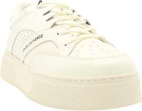 A|X Armani Exchange Baskets Ivoire pour Homme avec Logo, Blanc, 44 EU