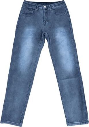 Generic Jean Homme Jeans Homme Week-End/Voyage Jean Slim Stretch Taille Haute Resserr&eacute; &Agrave; La Cheville - Style Classique Moderne, Confort Maximal Et Silhouette 