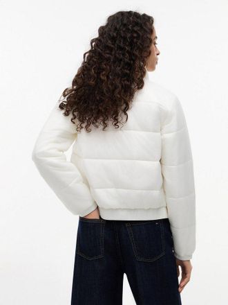 Tommy Jeans Steppjacke TJW REG PADDED JACKET Steppware, Rei&szlig;verschlusstaschen, Stehkragen